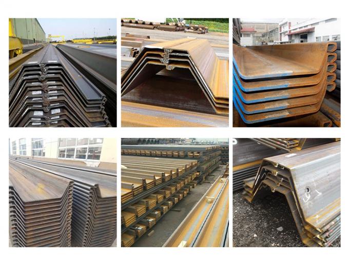 Hot Rolled Steel Sheet Piles Az Z Type 6m 12m Carbon Steel Channel